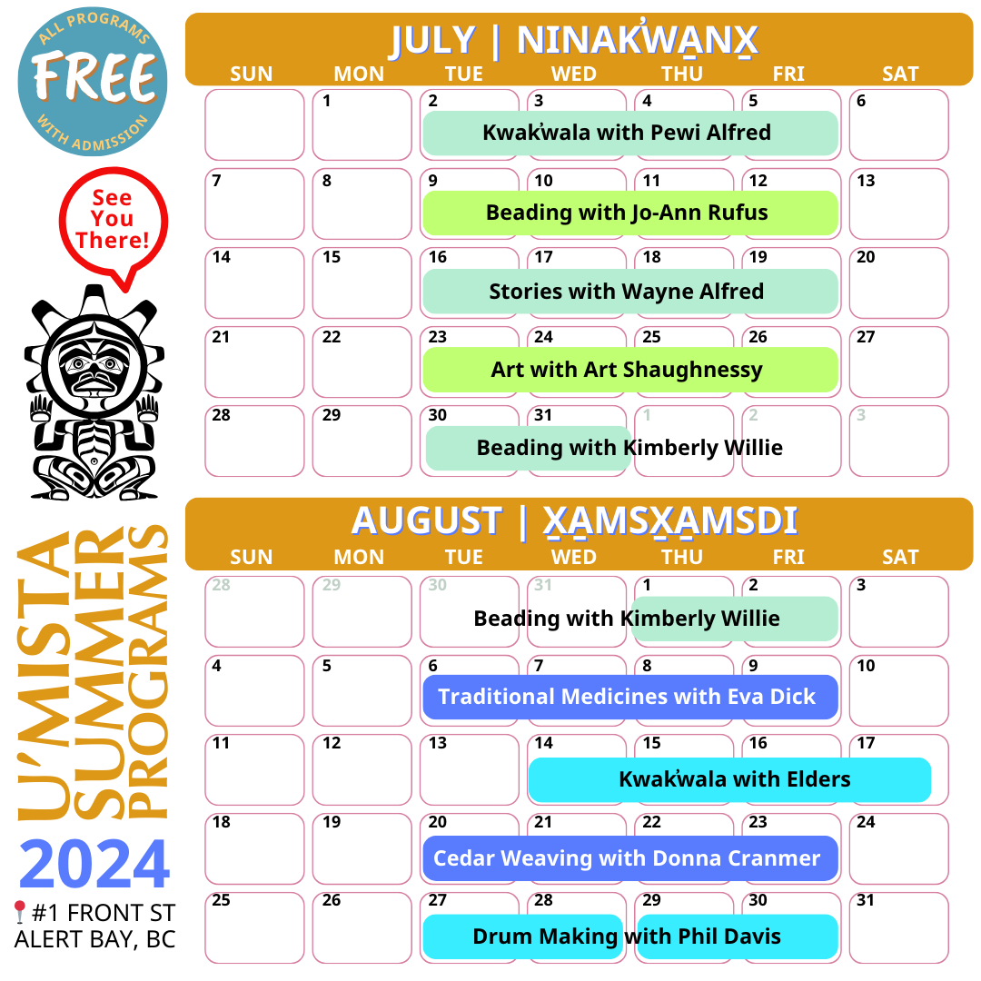 Summer Programs 2024 – U'mista Cultural Centre