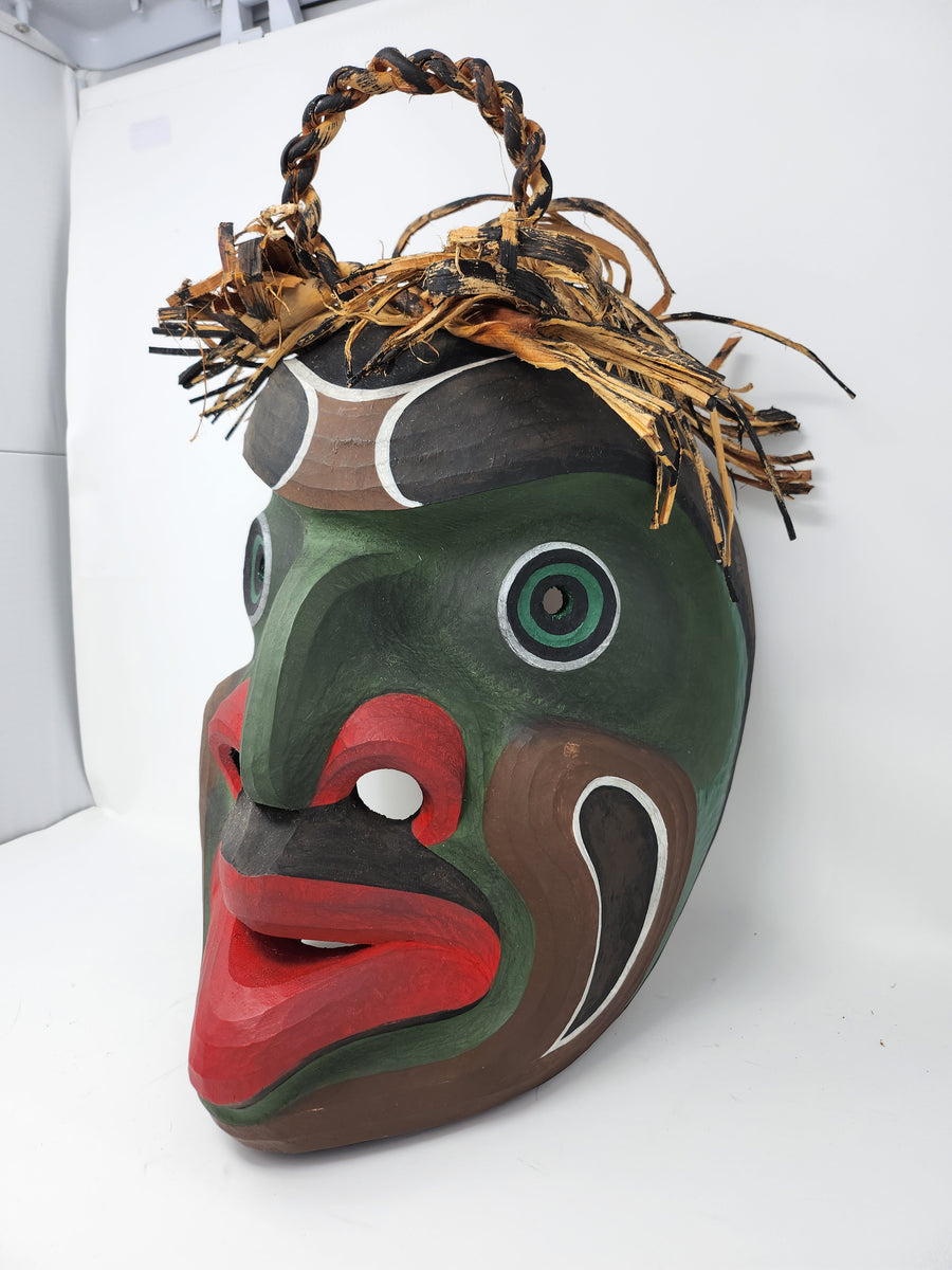 Bakwus mask by Talon George – U'mista Cultural Centre