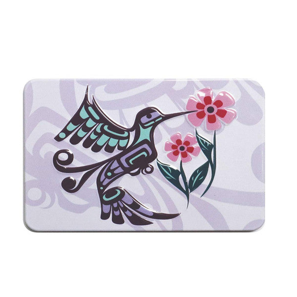 Embossed Metal Magnet - Hummingbird by Francis Dick – U'mista Cultural ...