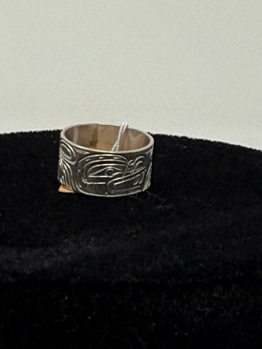 3/8" Beaver ring - size 7 by Billy Cook – U'mista Cultural Centre